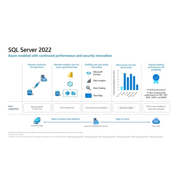 Microsoft SQL Server 2022 Standard License(10 Core) - CGI License